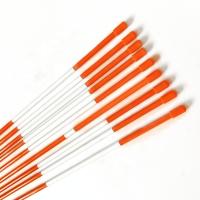 China Fiberglass Orange Snow Stakes Pultruded FRP Pole for sale
