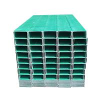 China Polyurethane Fiberglass Pultrusions PUR Square Tube for sale