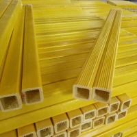 China High Strength FRP Pultruded Square Tube Sizes Fiberglass Tube Round Tube for sale