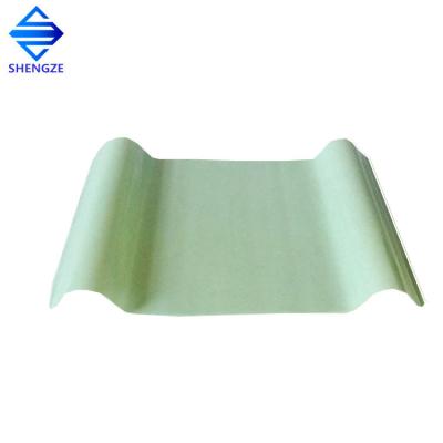 China Transparent Fiber Sheet for Roof/ Clear Corrugated Fiberglass Skylight Roofing for Housetop for sale