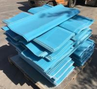 China Uvproof Coated FRP Roofing Sheet Corrugated for Industrial Plants Building Material for sale
