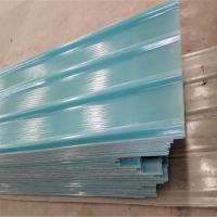 China Uvproof Fiberglass Plastic Roof Sheet GRP Translucent Corrugated Tiles for Building Workshop for sale