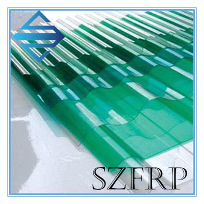 China Transparent Composite Fiberglass Roof Tiles for sale