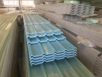 China Transparent FRP Reinforced Plastic Glass Fiber Roof Sheet for sale