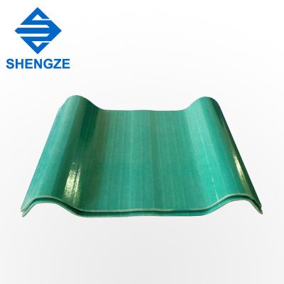 China Transparent Waterproof FRP Skylight Insulation Fiberglass Corrugated Roof Sheet for sale