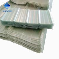 China Transparent Fiberglass Corrugated Plastic Sheet Fiber Glass Roof Tile GRP Skylight FRP Roofing Sheet for Industrial Plants Roofing for sale