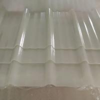 China Transparent Fiberglass Corrugated Plastic Sheet Fiber Glass Roof Tile GRP Skylight FRP Roofing Sheet for Industrial Plants Roofing for sale