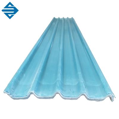 China Green Corrugated Fiber Glass Roof Sheet Transparent Plastic Roofing Coil for Balcony for sale