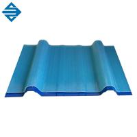 China Green Corrugated Fiber Glass Roof Sheet Transparent Plastic Roofing Coil for Balcony for sale