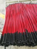 China 10mm Flexible Fiberglass FRP GRP Glass Fiber Walking Hiking Stick/Cane/Crutch for Mountain Climbing for sale