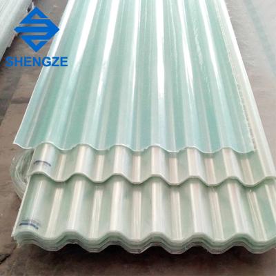 China Transparent FRP GRP Glass Fiber Roofing Panel Sheets for Building Tile for sale