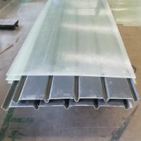 China Fiber Glass Clear Corrugated Skylight FRP Roof Sheet Supplier for Building for sale