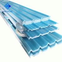 China Fiberglass Transparent Waterproof Roof Sheet FRP Fireproof Skylight for Building Material for sale