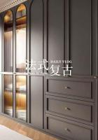 China Luxury Framed Glass & Molded Wardrobe Shutter Combo for sale