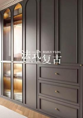 China Luxury Framed Glass & Molded Wardrobe Shutter Combo for sale