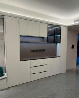China Modern Minimalist Integrated Sideboard & Coffee Bar Cabinet Unit for sale