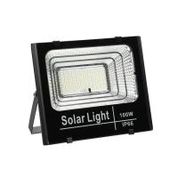 China 100W Solar LED Flood Light IP65 Waterproof Aluminum Outdoor Security Light with Remote Control for sale