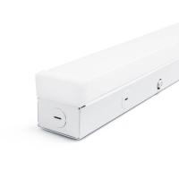 China 4ft LED Linear Strip Light Fixture 5850 Lumens CCT Selectable 120-277V Linkable for sale