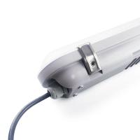 China 4ft LED Vapor Proof Linear Luminaire IP65 Tri-Proof Light 120-277V CCT Selectable for sale