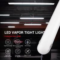 China 4ft LED Vapor Proof Linear Luminaire IP65 Tri-Proof Light 120-277V CCT Selectable for sale
