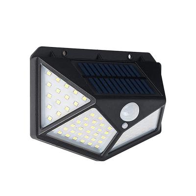 China Monocrystalline LED Solar Wall Light 130mm ABS Waterproof Garden Lamp Motion Sensor for sale
