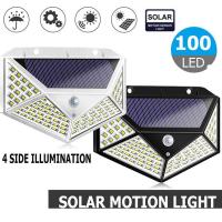 China Monocrystalline LED Solar Wall Light 130mm ABS Waterproof Garden Lamp Motion Sensor for sale