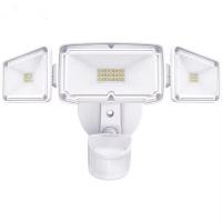 China 20W 28W 39W 3 Head LED Security Light Motion Sensor Outdoor Floodlight IP65 120VAC for sale