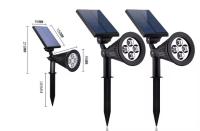 China landscape light adjustable spotlight outdoor waterproof solar garden light for sale
