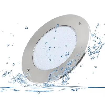 China IP68 12V AC DC Underwater Ultrathin Resin LED Swimming Pool Light 18W 42W RGB for sale