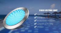 China DC12V 24V 18W 35W IP68 Outdoor Waterfall RGB Underwater Swimming Pool Light for sale