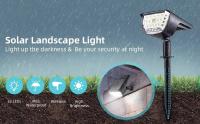China RUYI 4W Waterproof Solar Spotlight 600lm for Garden Landscape Lighting 12hrs Working Time for sale