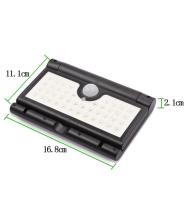 China 150lm/W Foldable Solar Street Light IP65 42 LEDs 6-8H Charging Motion Sensor for sale