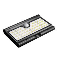 China 150lm/W Foldable Solar Street Light IP65 42 LEDs 6-8H Charging Motion Sensor for sale