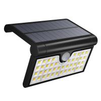 China 150lm/W Foldable Solar Street Light IP65 42 LEDs 6-8H Charging Motion Sensor for sale