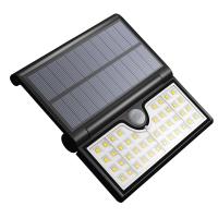 China 150lm/W Foldable Solar Street Light IP65 42 LEDs 6-8H Charging Motion Sensor for sale
