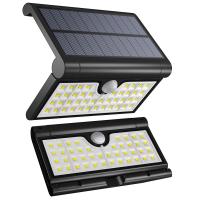 China 150lm/W Foldable Solar Street Light IP65 42 LEDs 6-8H Charging Motion Sensor for sale