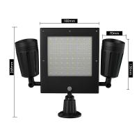 China SMD2835 LED Solar Spotlights
IP65 Light Control With Two Working Modes for sale