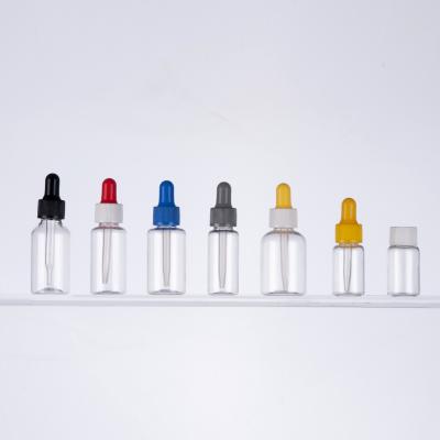 China Chemical 15ml Plastic Dropper Bottle Acrylic ISO9001 Empty Ear Drop Bottle for sale