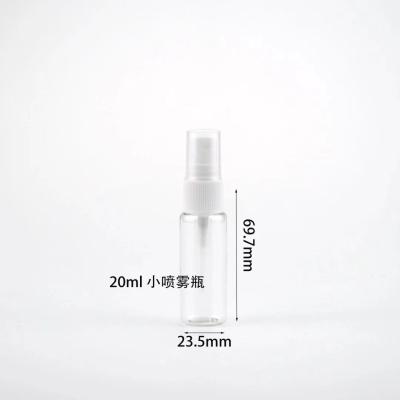 China PE 10ML Refillable Travel Spray Bottle Perfume Glue Childproof Cap for sale