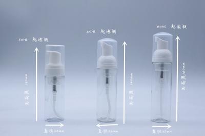 China 50ML Foam Empty Sanitizer Bottles Hand Sanitizer Pump Spray Bottle for sale