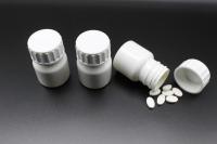 China Solid HDPE Plastic Medicine Bottles 30G Clear Plastic Pill Bottles for sale