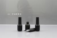 China Black 8ML Plastic Nail Polish Bottles Empty ISO9001 Prototype for sale