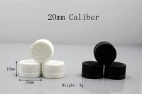 China 20 Caliber 52mm Plastic Medicine Bottles Press Cap glass for sale