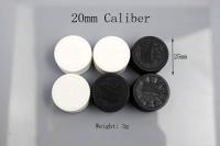 China 20 Caliber 52mm Plastic Medicine Bottles Press Cap glass for sale