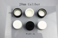 China 20 Caliber 52mm Plastic Medicine Bottles Press Cap glass for sale