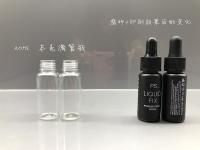 China Black 1ml Essential Oil Bottles PET PVC 20ML Liquid Dropper Bottle for sale