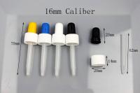China Clear 60ml Plastic Dropper Bottle UV Electroplated for sale