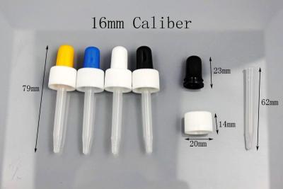 China Clear 60ml Plastic Dropper Bottle UV Electroplated for sale
