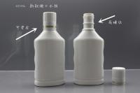 China PET Solid 180ML White Plastic Bottle Mouth Wash Bottle for sale