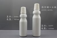 China Measuring 350ml Plastic Mouthwash Bottle White ISO9001 for sale